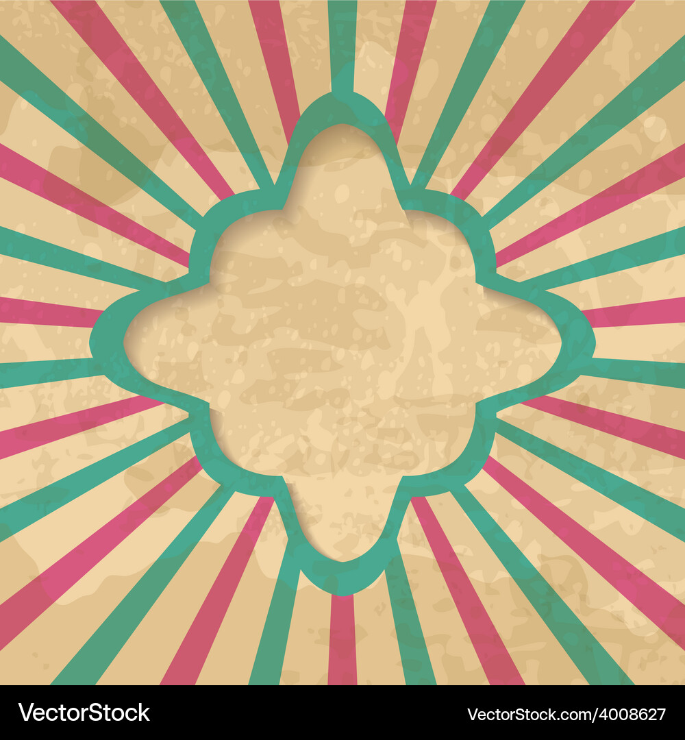 Retro Frame Background Royalty Free Vector Image