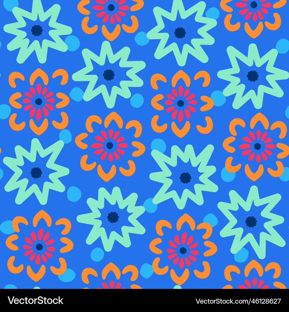 Retro vintage festive abstract spring or summer Vector Image
