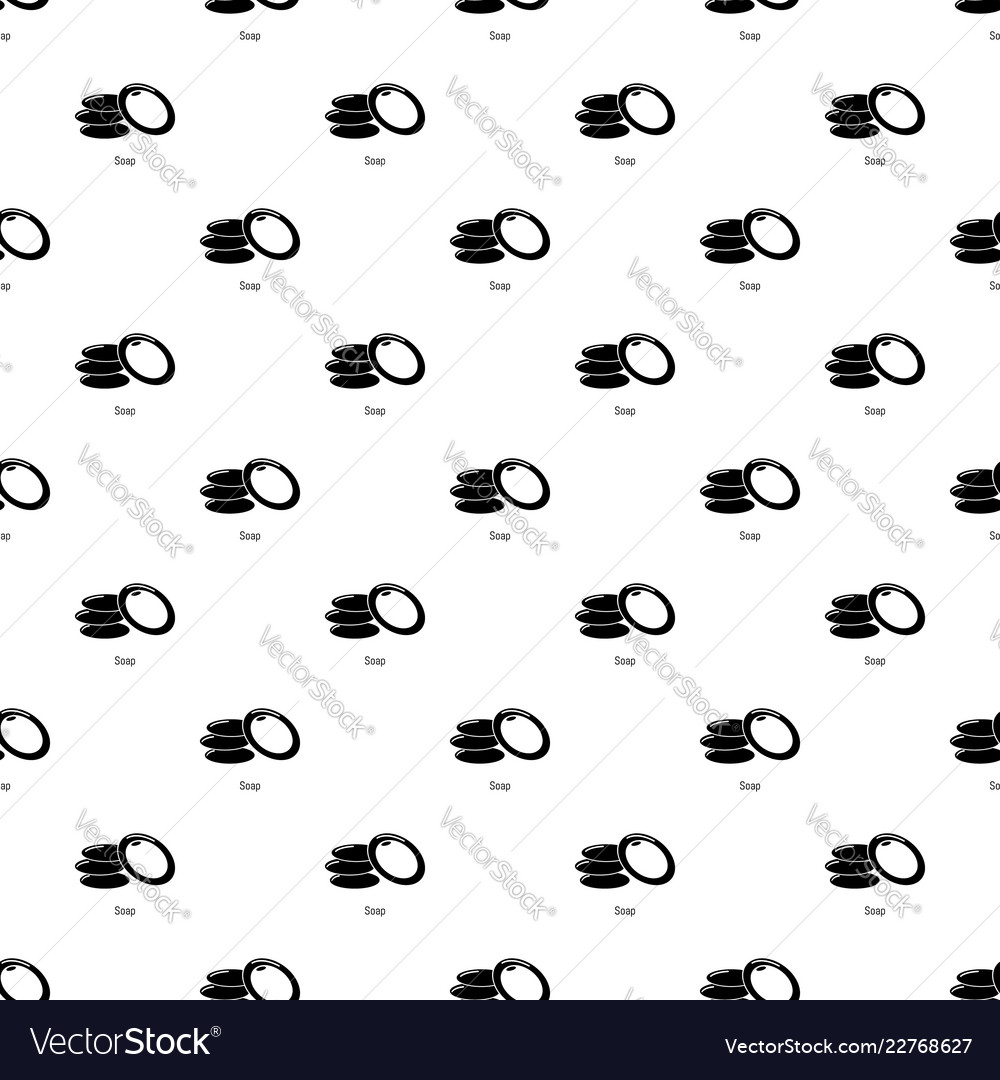 Soap pattern seamless Royalty Free Vector Image