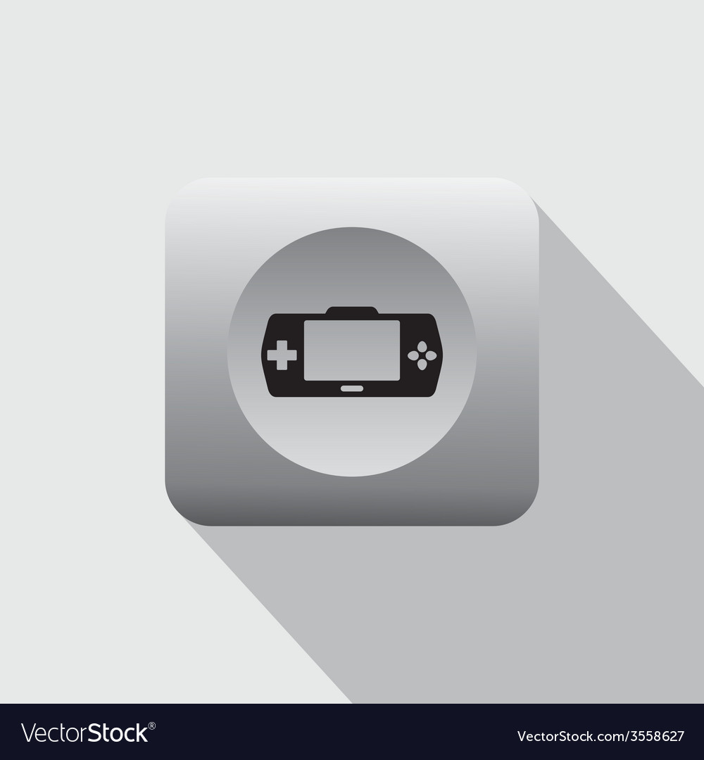 Video game console theme Royalty Free Vector Image