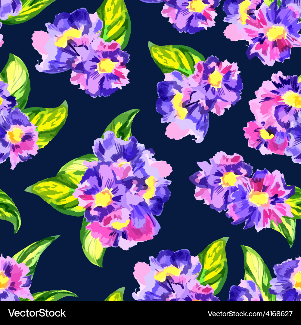 Watercolor pattern Royalty Free Vector Image - VectorStock