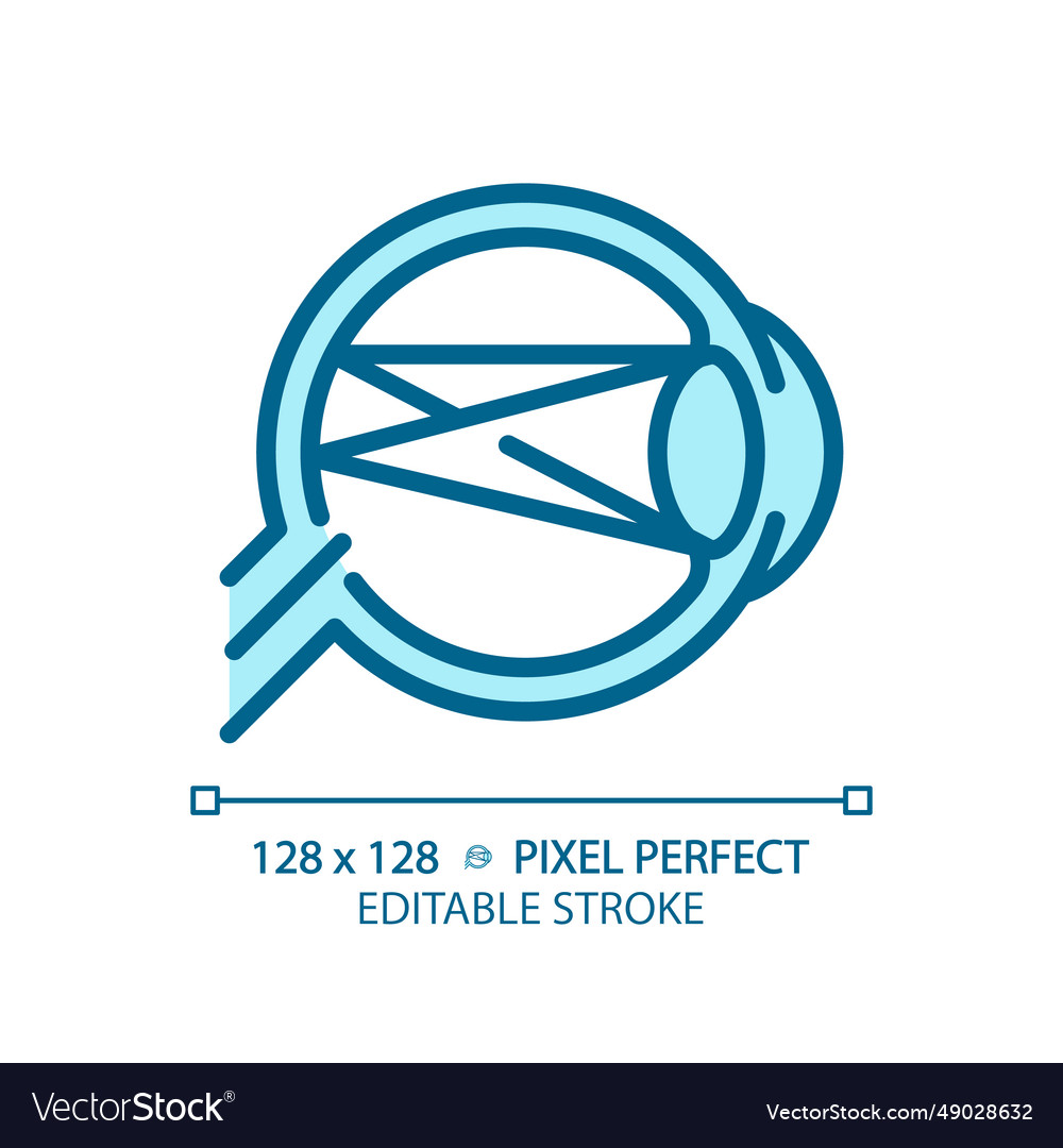 2d Customizable Simple Thin Linear Blue Royalty Free Vector