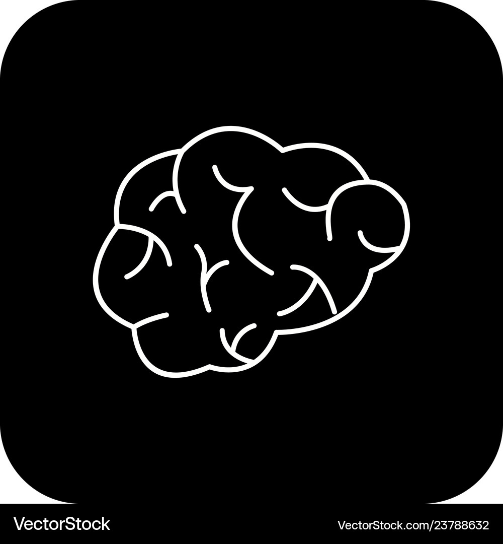 Brain icon Royalty Free Vector Image - VectorStock