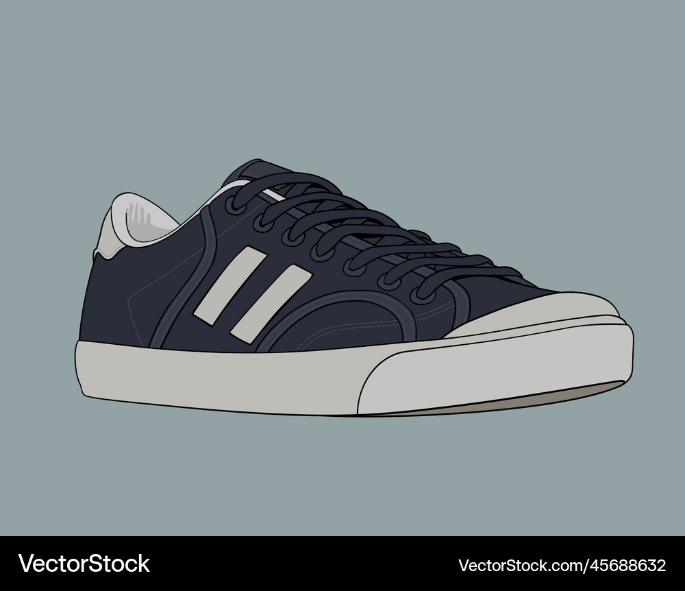 Cool shoes for playing skateboard Royalty Free Vector Image