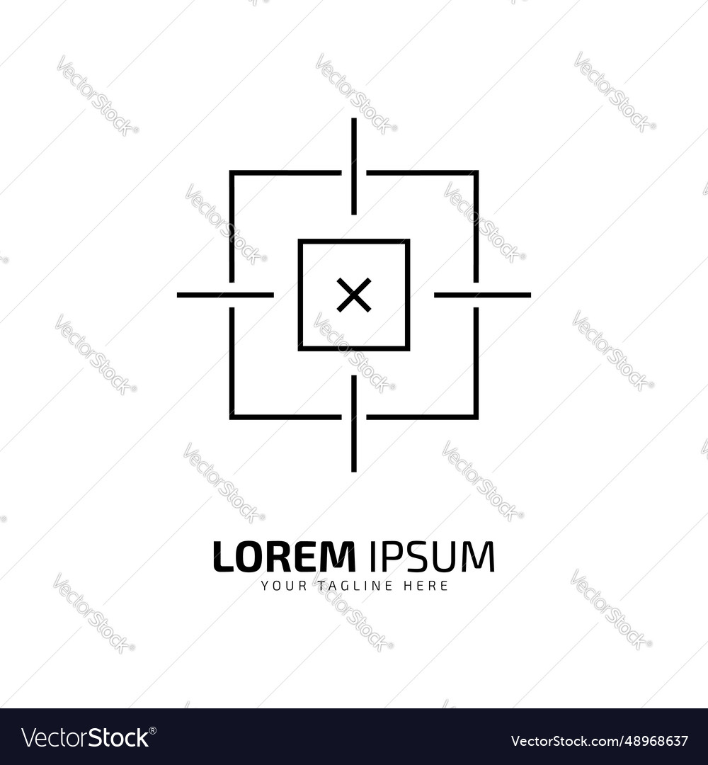 Aim for success precision crosshair icon Vector Image Aim for success precision crosshair icon Vector Image
