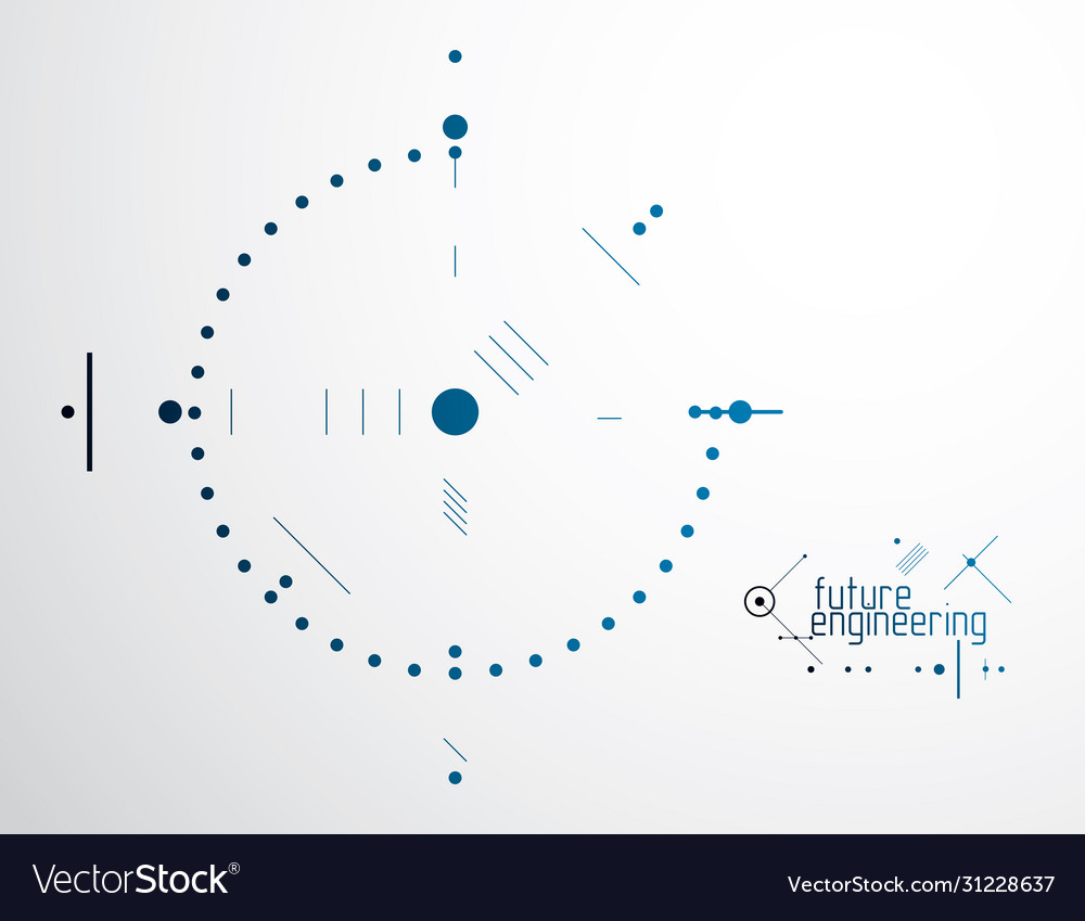 Futuristic abstract technology background Vector Image