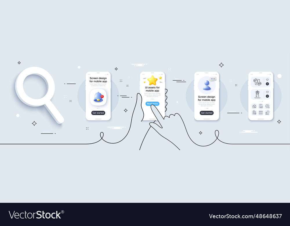 Petrol station inspect and technical algorithm Vector Image