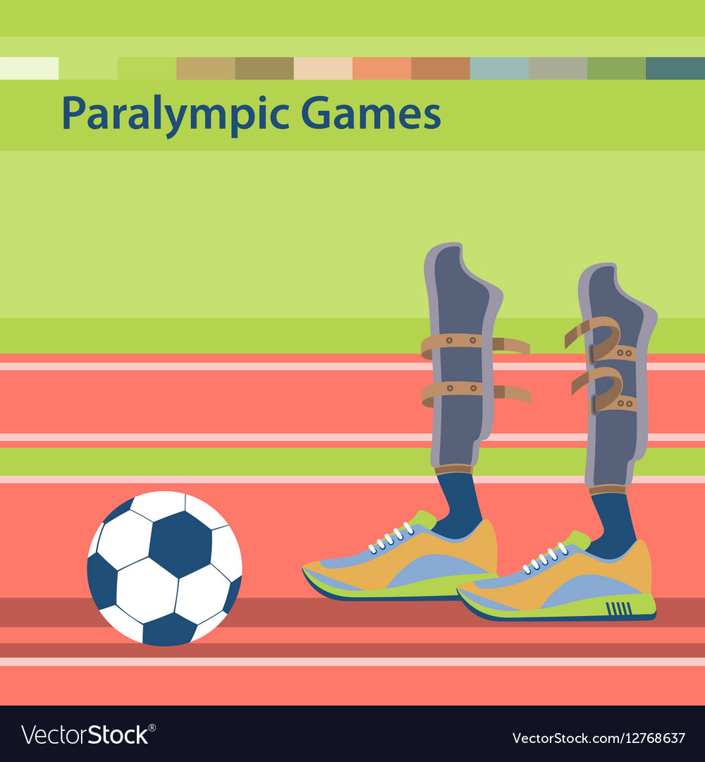 Summer paralympic games Royalty Free Vector Image