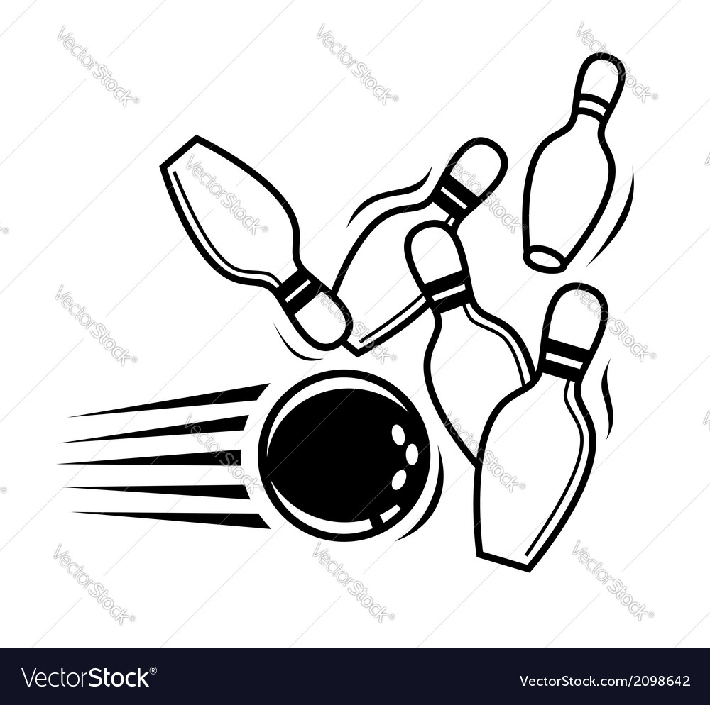 Bowling icon Royalty Free Vector Image - VectorStock Bowling icon Royalty Free Vector Image - VectorStock