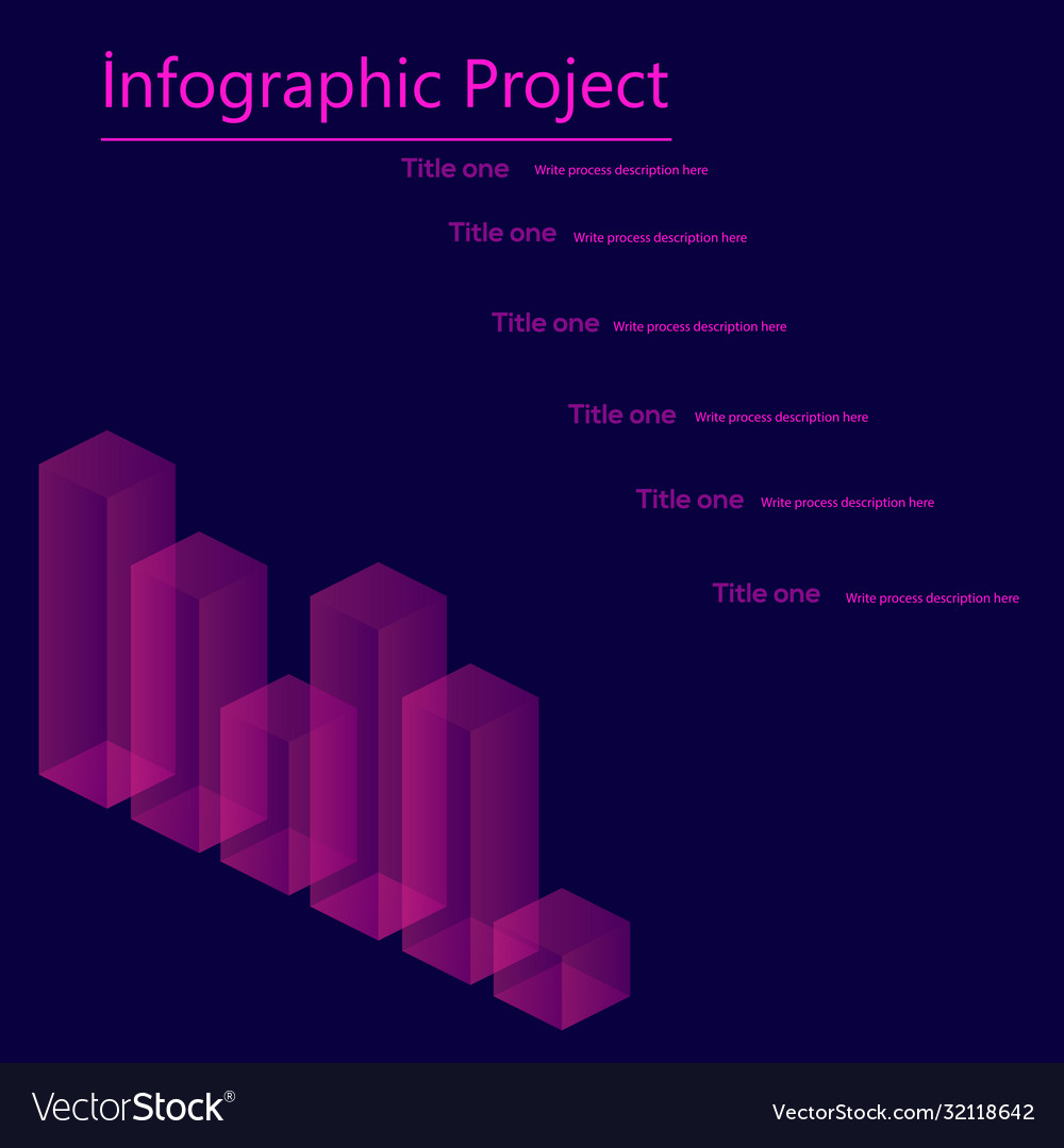 Infographic elements statistic data Royalty Free Vector