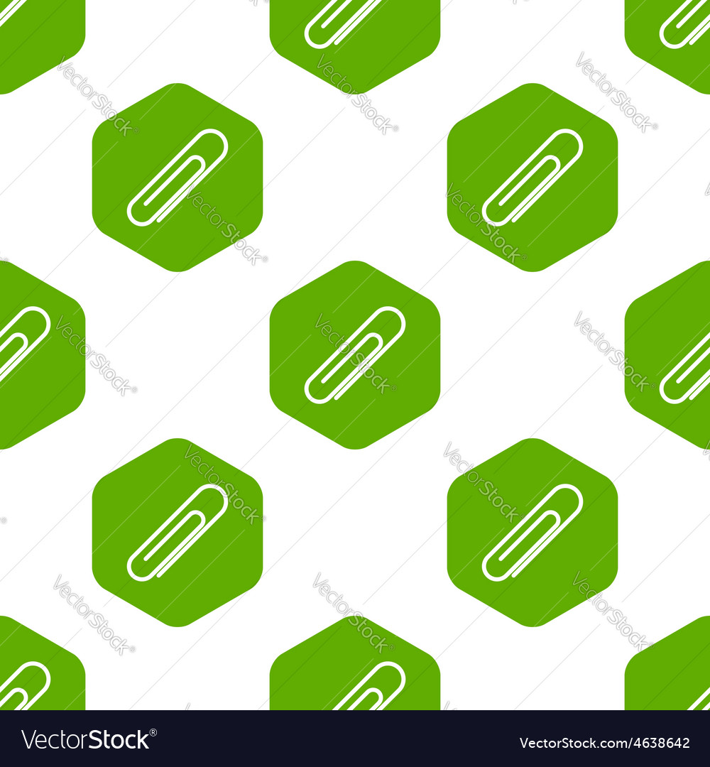 Paperclip pattern Royalty Free Vector Image - VectorStock