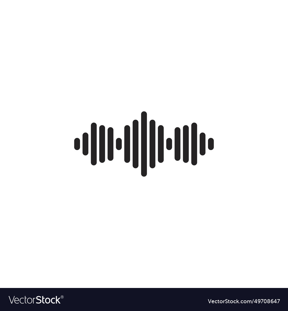 Sound wave icon Royalty Free Vector Image - VectorStock