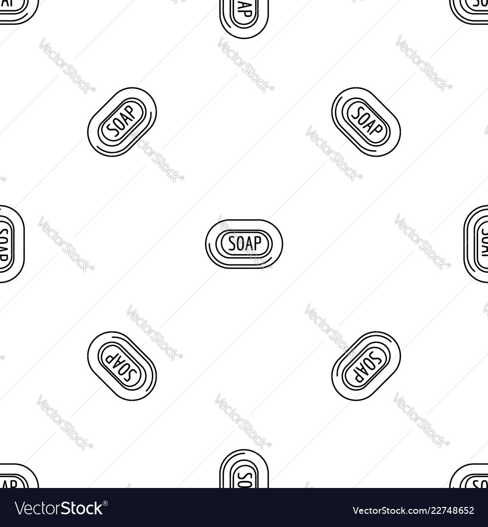 Aloe soap pattern seamless Royalty Free Vector Image