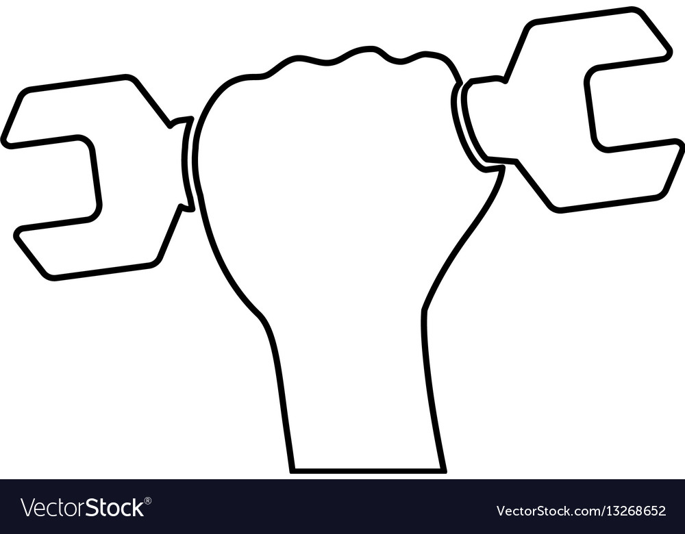 Construction tools symbol Royalty Free Vector Image