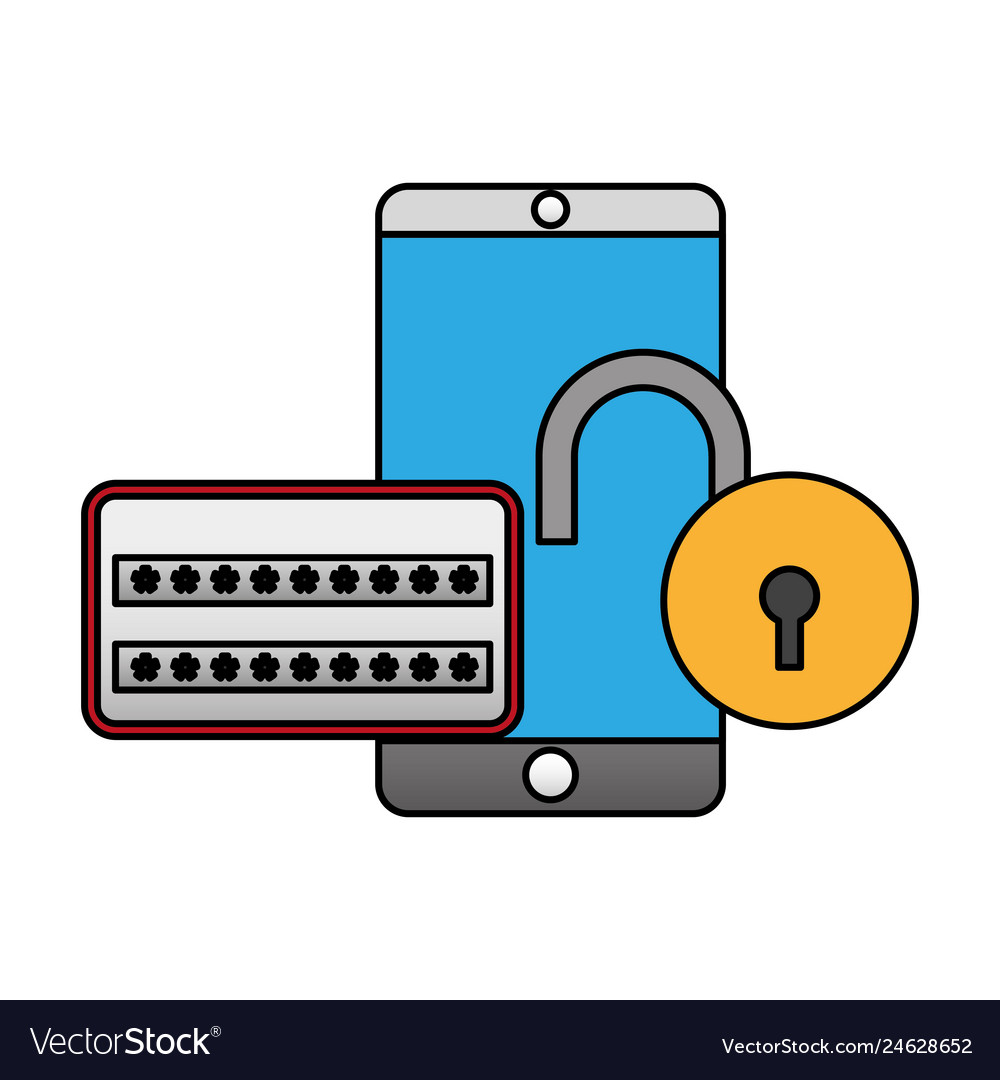 Cyber security digital Royalty Free Vector Image