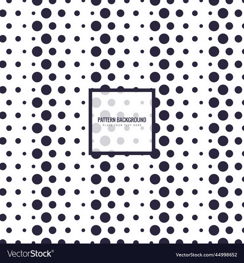 Dotted pattern design Royalty Free Vector Image