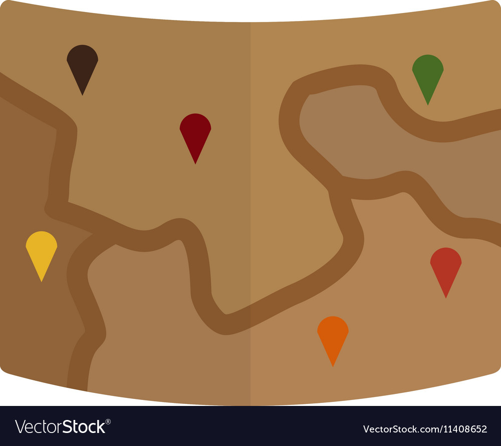 Map Royalty Free Vector Image - VectorStock
