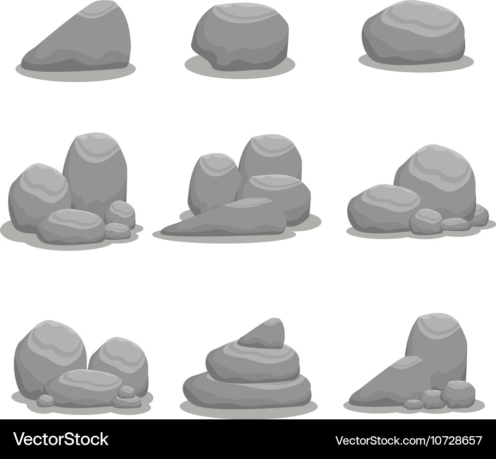 Art of rock style set Royalty Free Vector Image