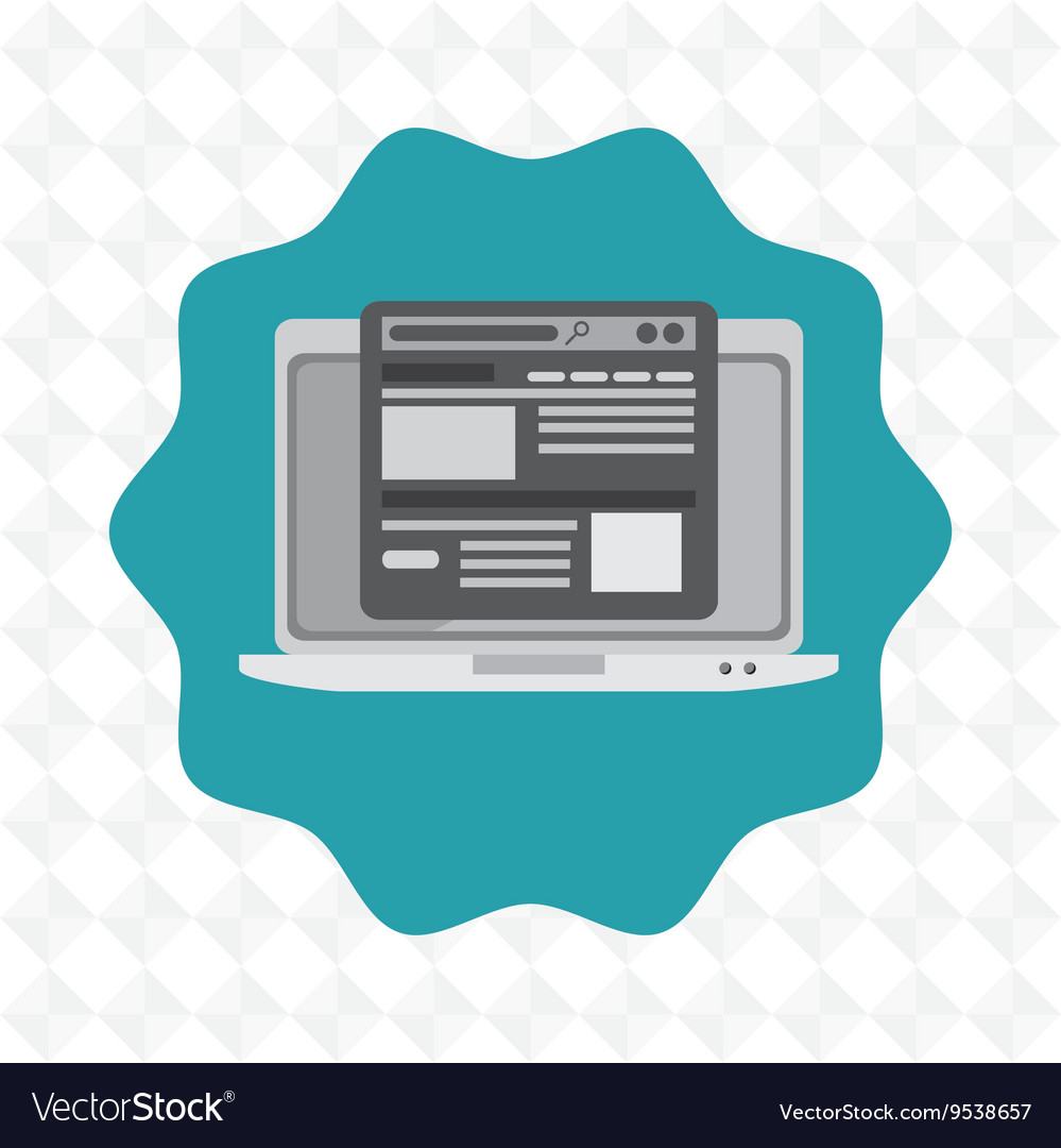 Computer technology design Royalty Free Vector Image