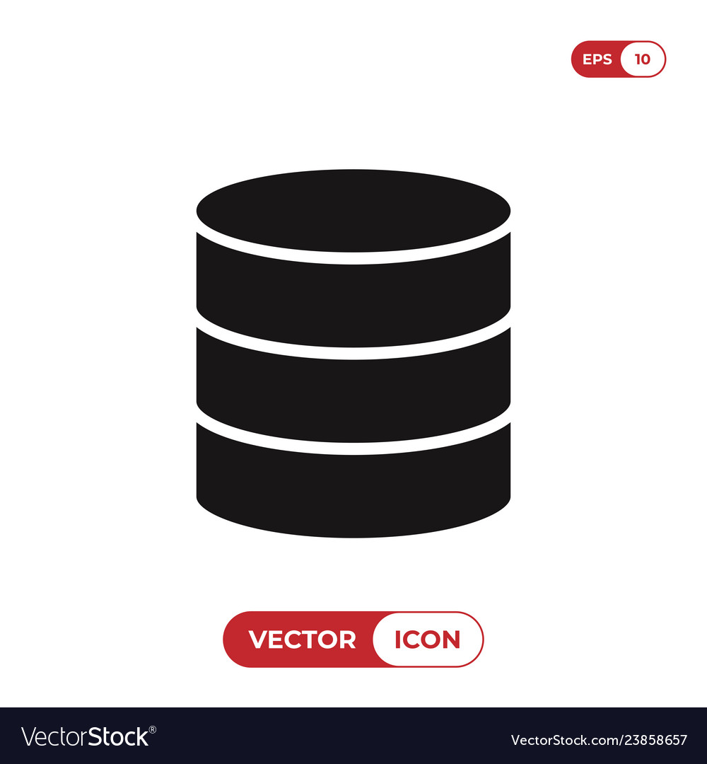 Database icon Royalty Free Vector Image - VectorStock