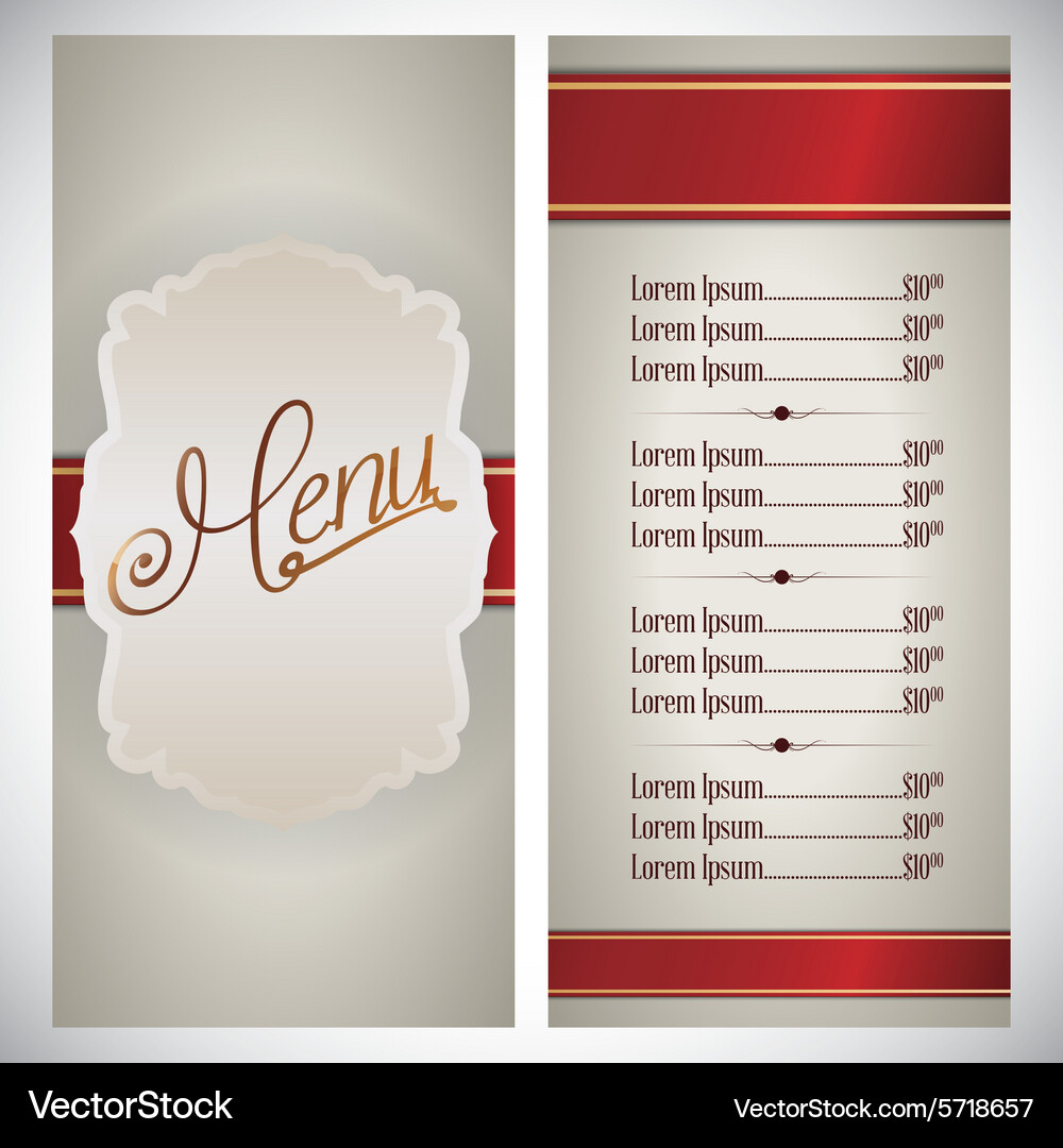 Restaurant digital design Royalty Free Vector Image