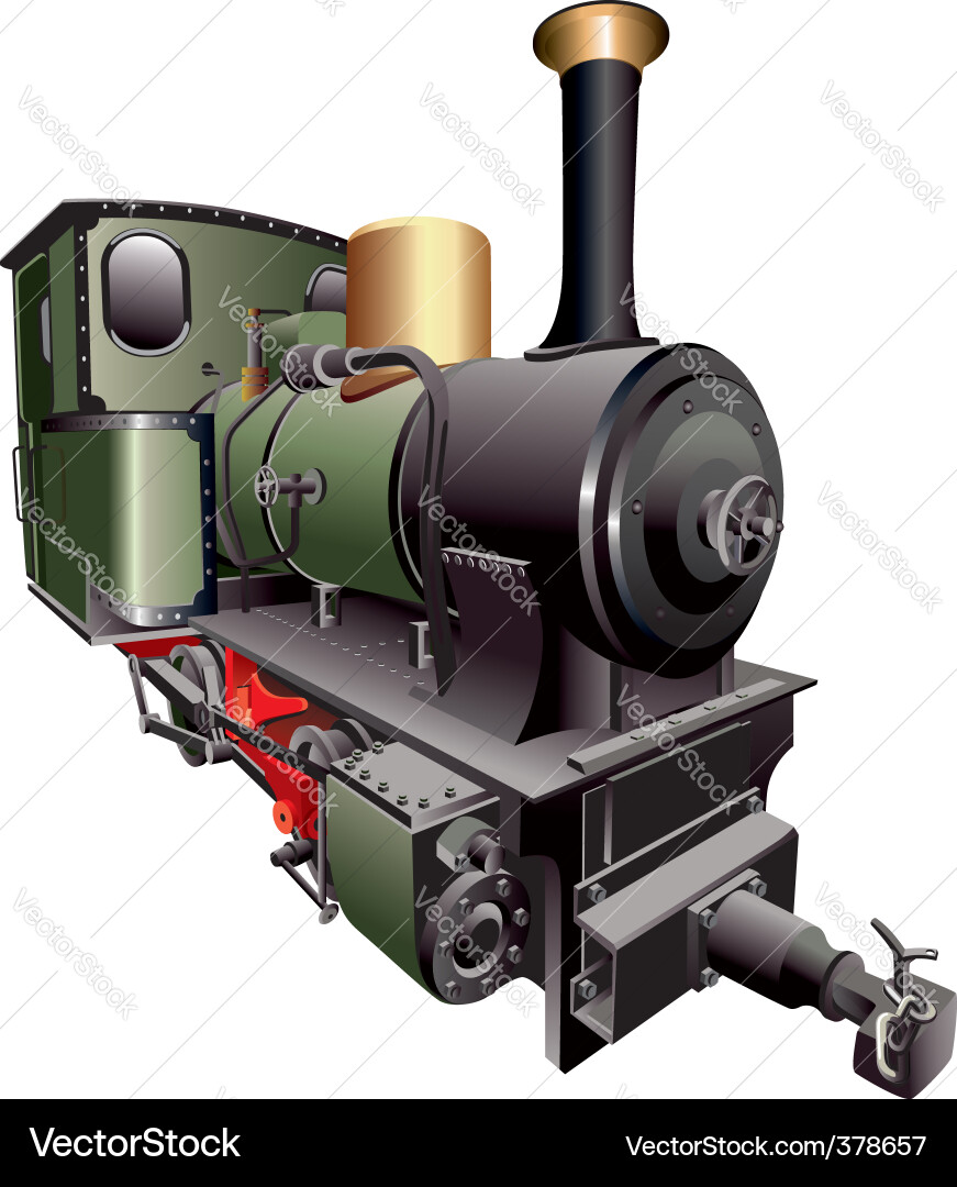 Steam train Royalty Free Vector Image - VectorStock