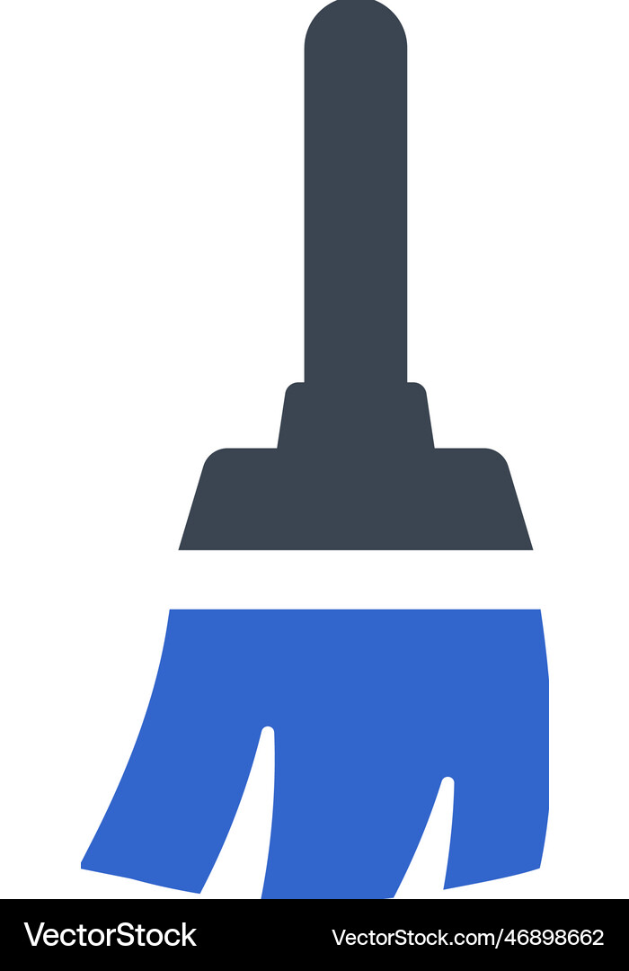 Broom tools icon Royalty Free Vector Image - VectorStock