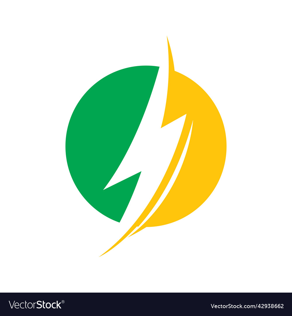 Lightning logo Royalty Free Vector Image - VectorStock