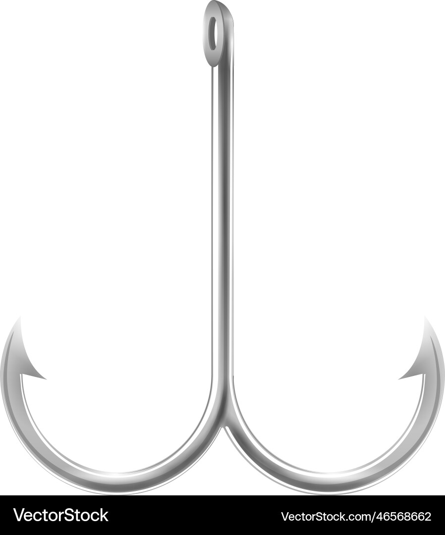 Realistic fishing jig Royalty Free Vector Image