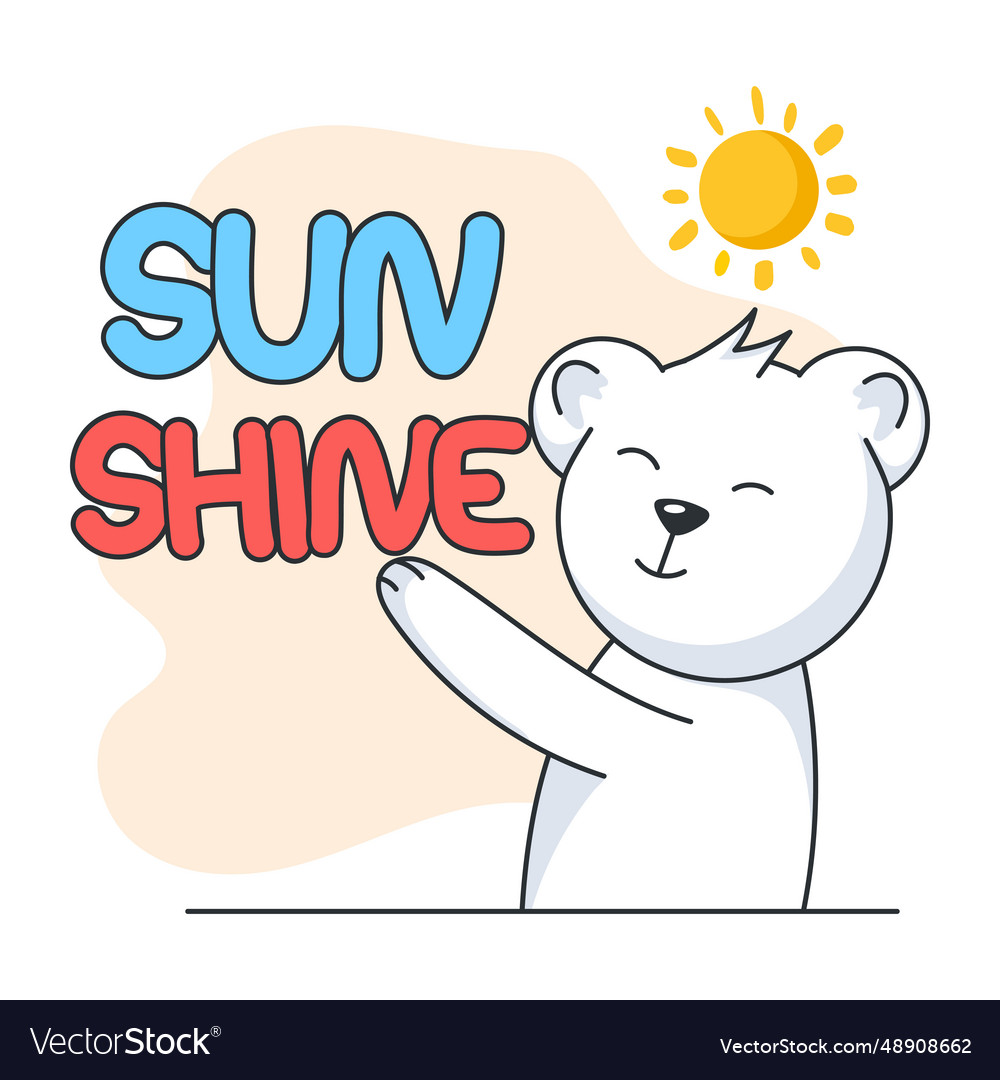 Sunshine Royalty Free Vector Image - VectorStock