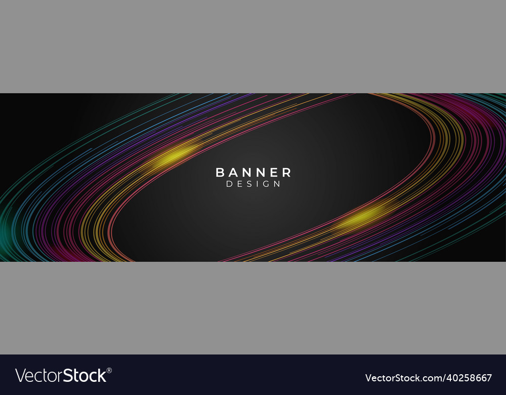 Digital technology header or banners geometric Vector Image