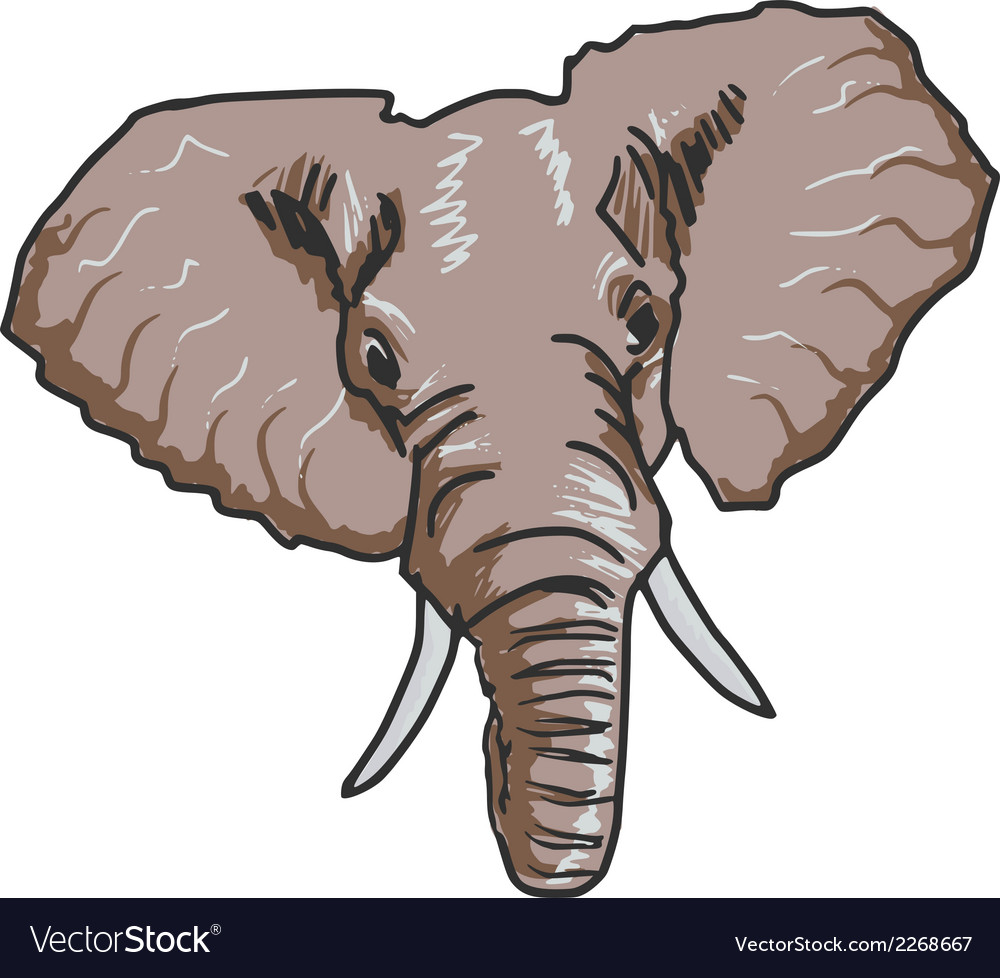 Elephant Royalty Free Vector Image - VectorStock