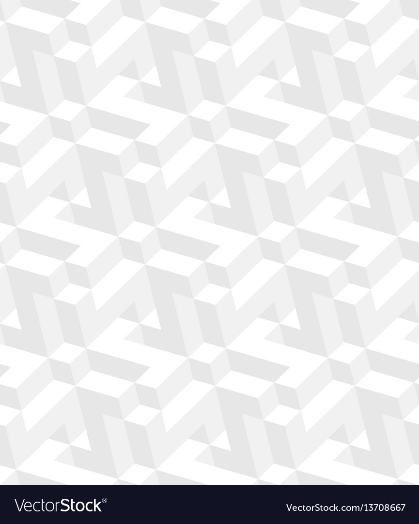 Isometric seamless pattern Royalty Free Vector Image