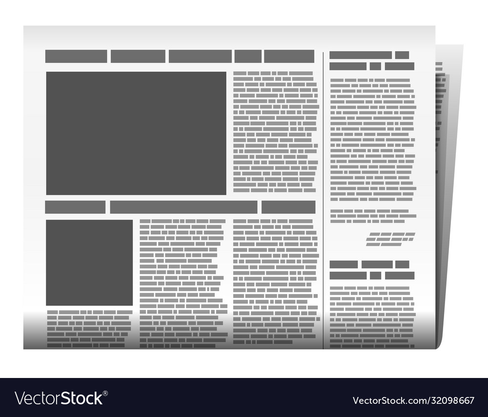 Newspaper Royalty Free Vector Image - VectorStock