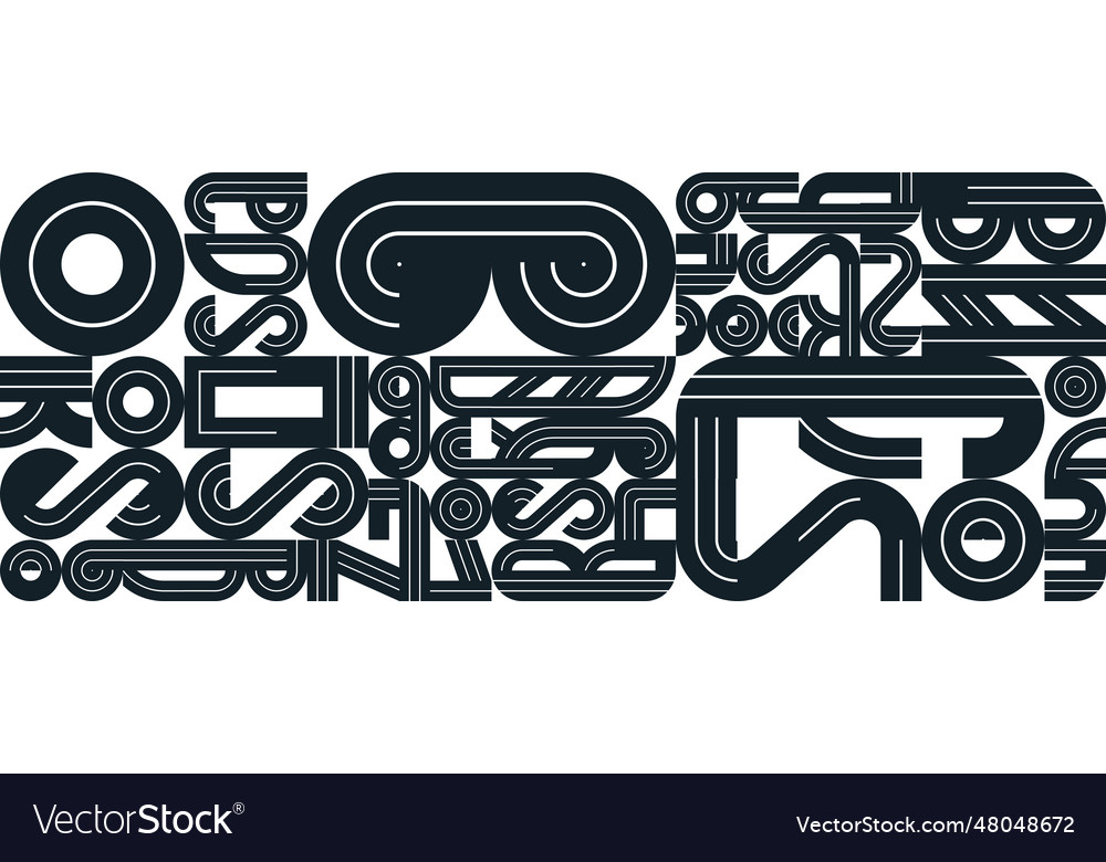 Seamless Geometric Pattern Abstract Background Vector Image