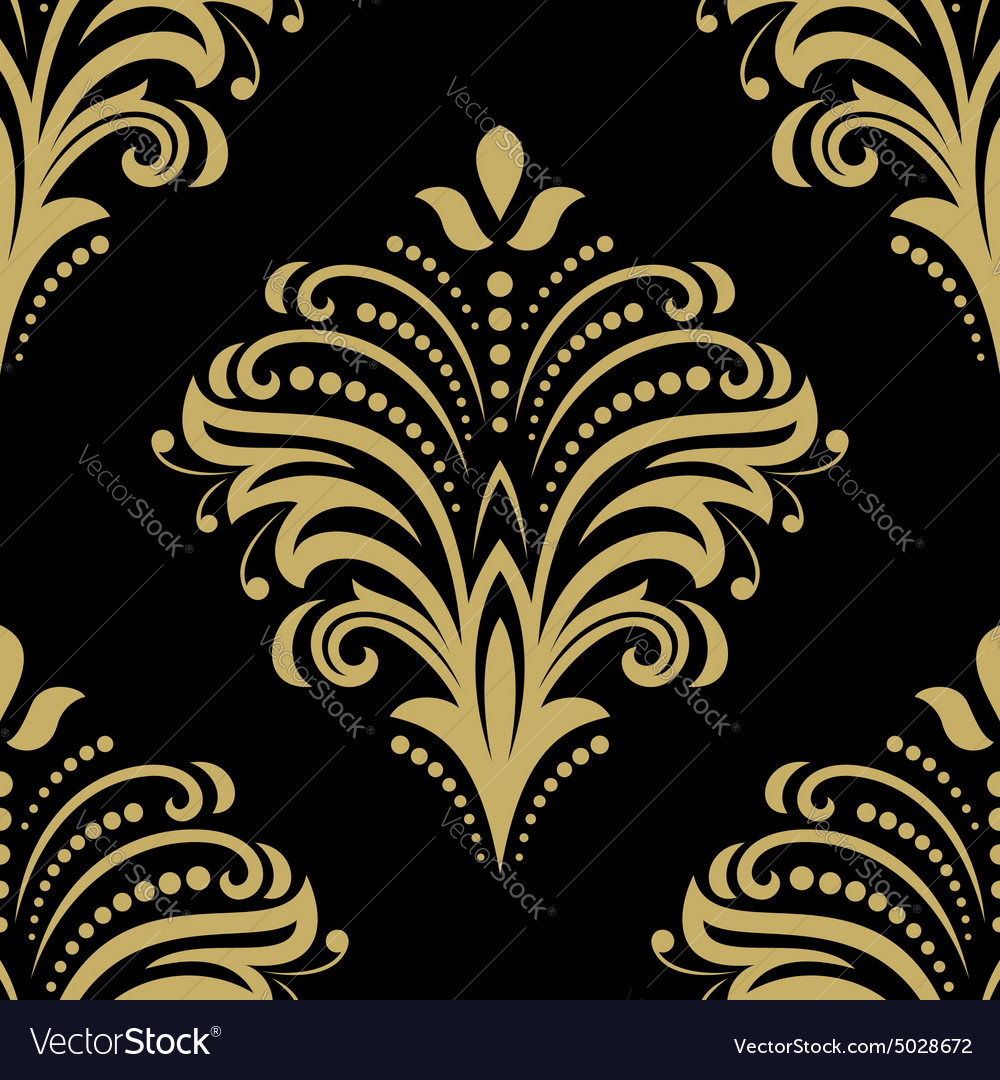 Seamless orient background Royalty Free Vector Image