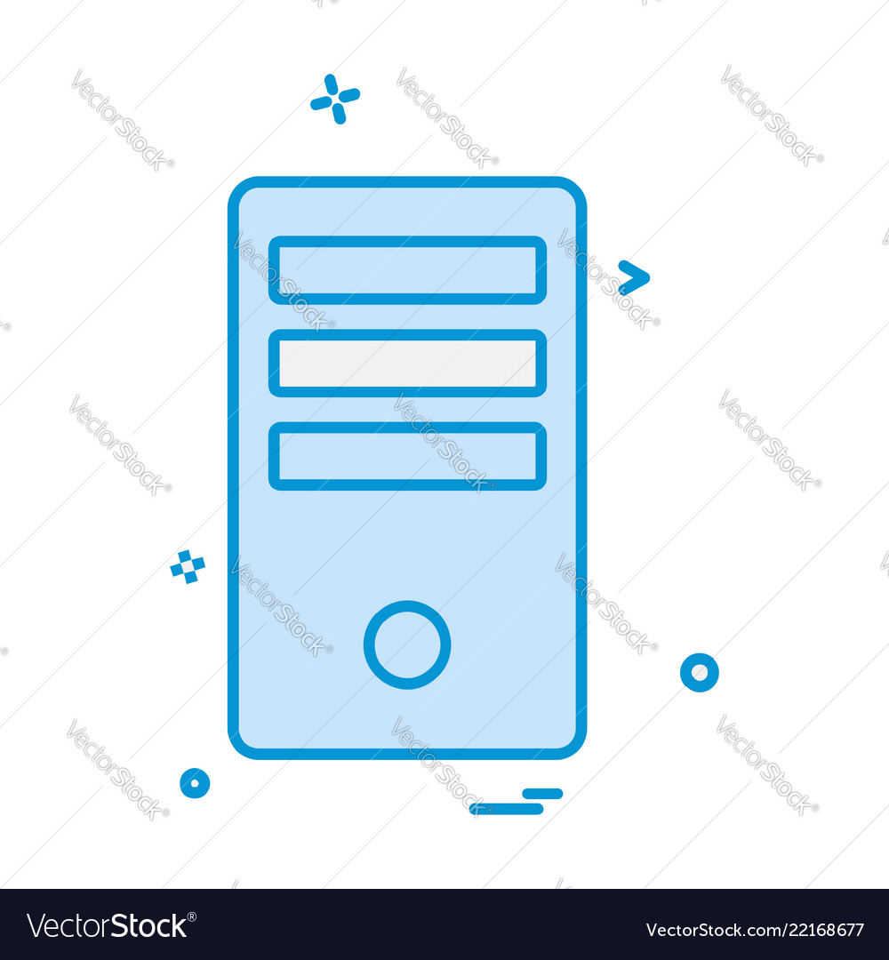 Computer icon design Royalty Free Vector Image