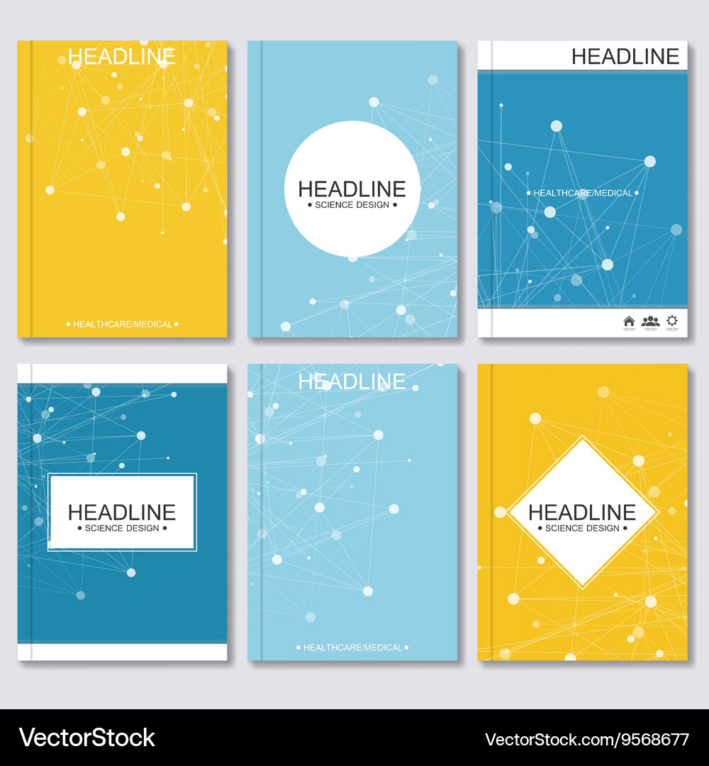 Science background modern templates Royalty Free Vector