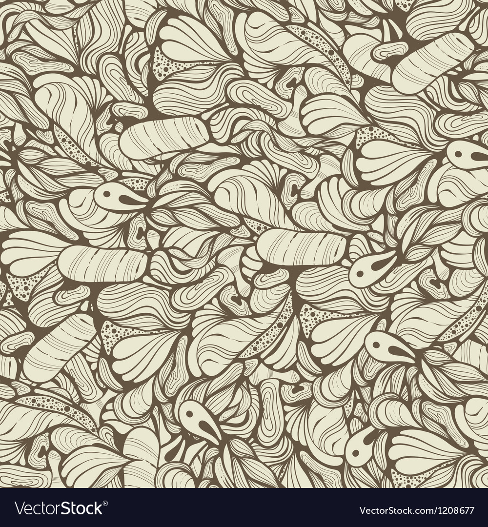 Seamless funky pattern Royalty Free Vector Image