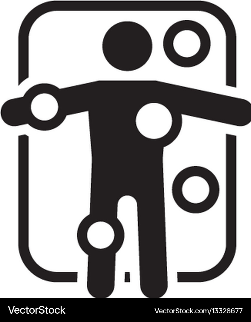Symptom checker and medical services icon Vector Image