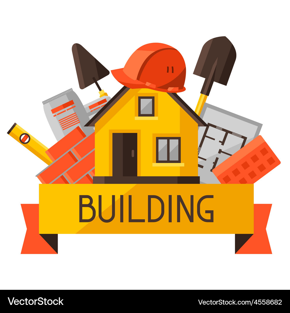 Construction & Industrial Elements Royalty Free Vector