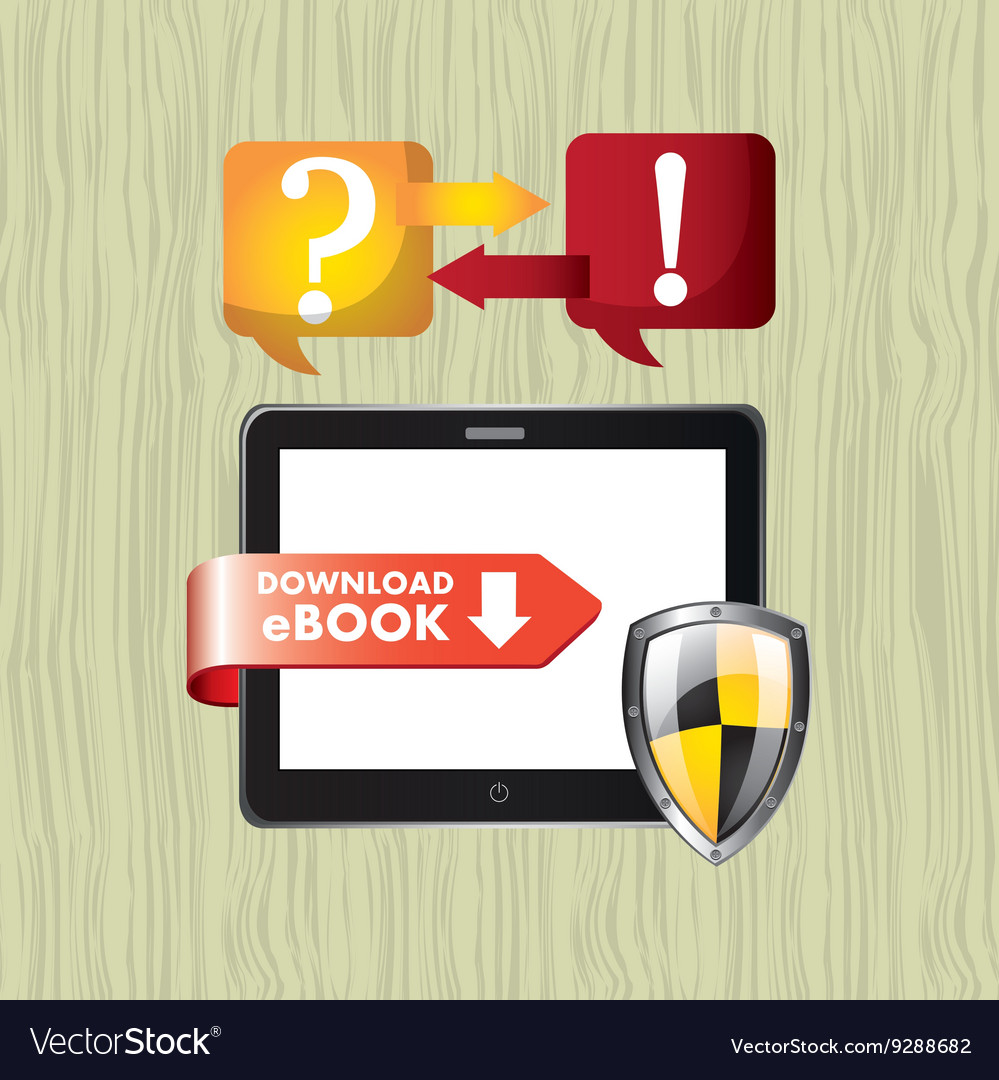 Electronic book design Royalty Free Vector Image