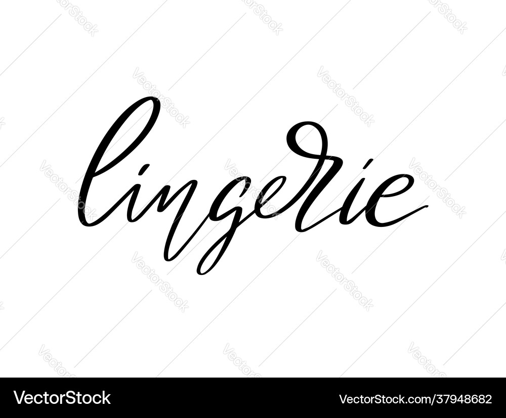 Hand drawn lettering isolated template for card Vector Image