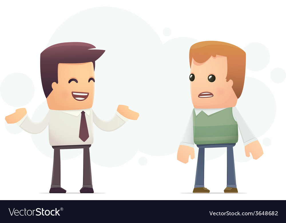 Organization can not help the client problems Vector Image