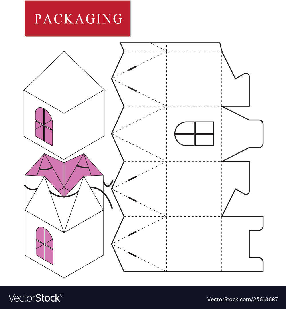Package for object box Royalty Free Vector Image