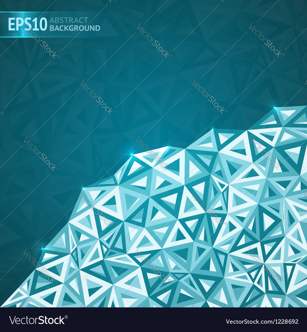 Abstract triangles background Royalty Free Vector Image
