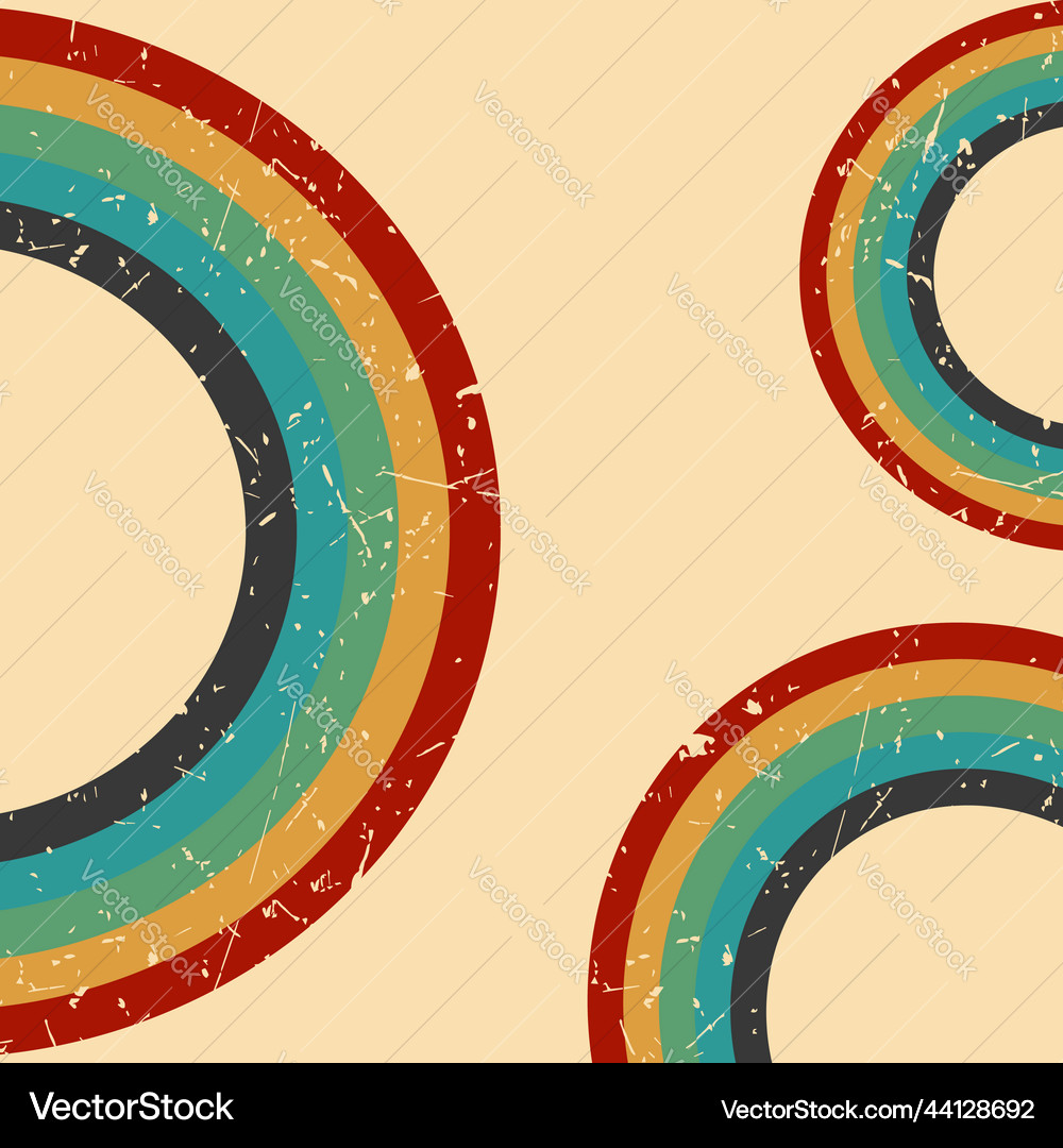 Background in rainbow colors with grunge texture Vector Image