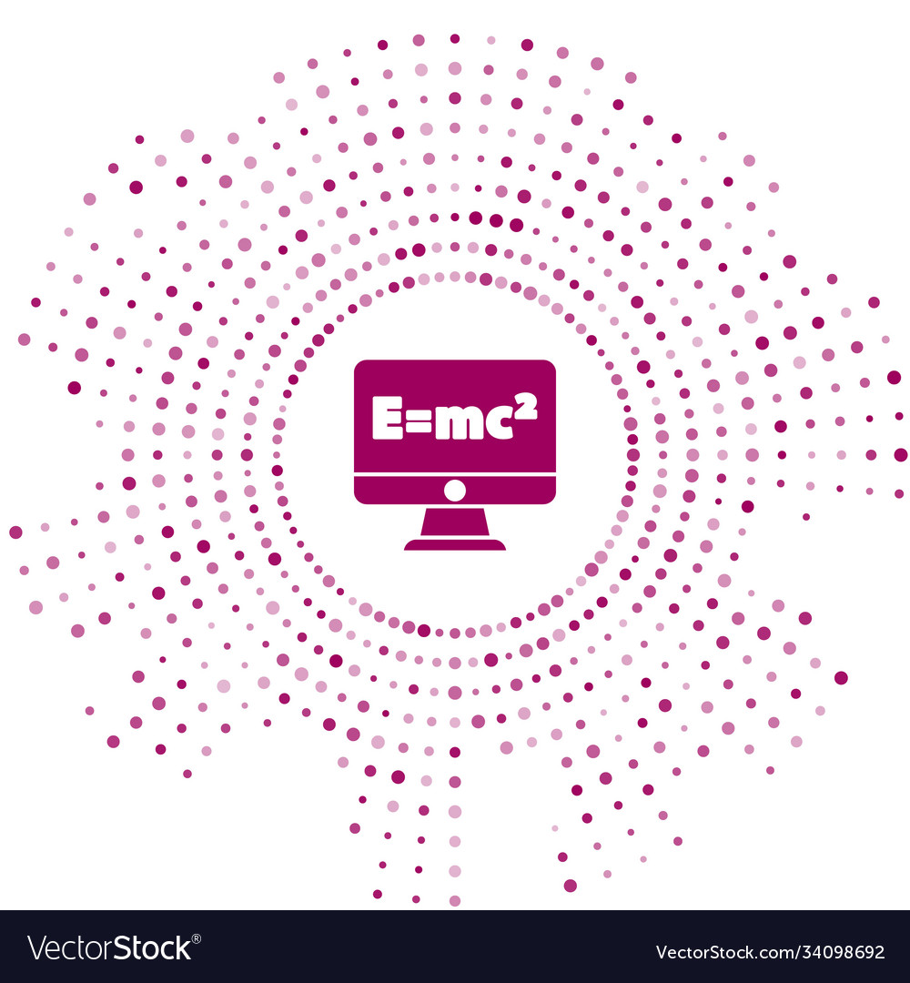 Purple math system equation solution Royalty Free Vector