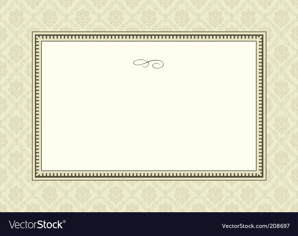 Floral pattern and frame Royalty Free Vector Image