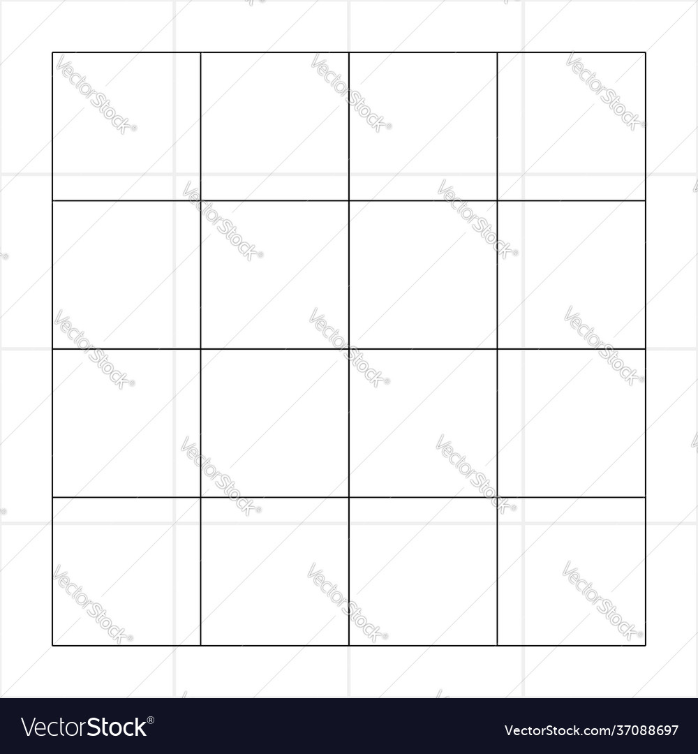 Grid Mesh Graph Plotting Paper Pattern Same Units Vector Image